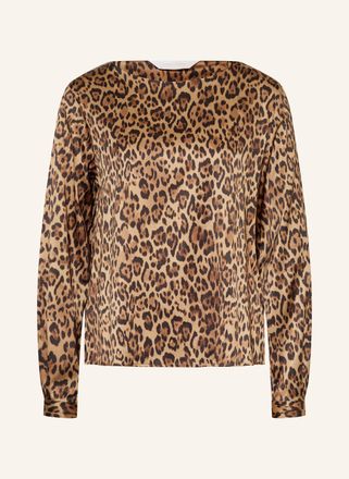 Robert Friedman Robert Friedman Blusenshirt Tea Aus Satin braun