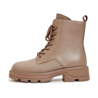 Cesare Gaspari Femme, Chaussures, Brun, Taille: 40 EU Bottines dhiver confortables &agrave; lacets
