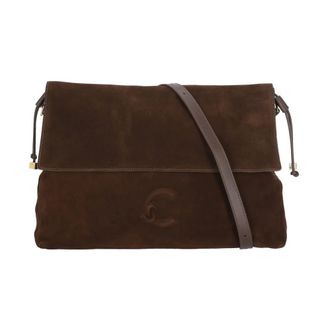 Coccinelle Sac port&eacute; &eacute;paule Lidia en daim - Femme - Sacs - Brun - Taille: ONE Size