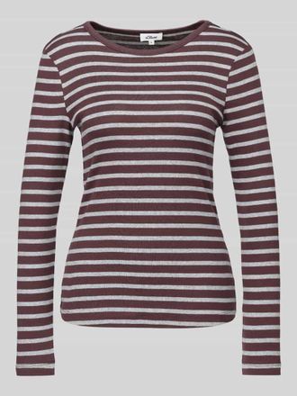 s.Oliver Red Label Longsleeve mit abgerundetem Saum