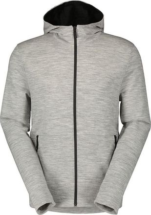 Scott Hoody Commuter Merino Pendler Fahrrad Jacke Melange grau 2025: Gr&ouml;&szlig;e: S (44/46)