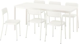 IKEA VIHALS / VIHALS Tisch und 6 Stühle