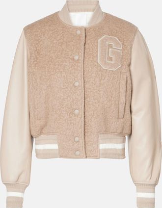 Givenchy Collegejacke aus einem Alpakawollgemisch