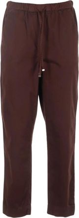 Max Mara Femme, Pantalons, Brun, Taille: 34 FR Parco Ankle Drawstring Pants