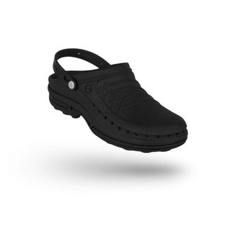 Wock Clog mit Fersenriemen und Steri-Tech Einlage, Damen und Mann Clogs, Sterilisierbarund mit Zitronenaroma - Hergestellt in Portugal