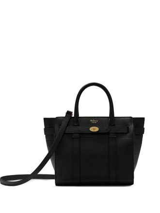 Mulberry Mini Bayswater Schultertasche - Schwarz