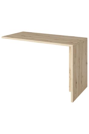 MID.YOU Mid.you Schreibtisch Fortuna, Eiche, Holzwerkstoff, rechteckig, 58x75x120 cm, FSC, in verschiedenen Holz-Dekoren erh&auml;ltlich, Arbeitszimmer, Schreibtis