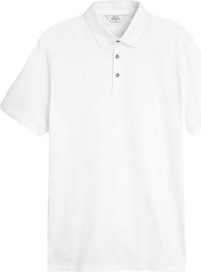 Next Homme Polo Regular à Manches Courtes Blanc XXL