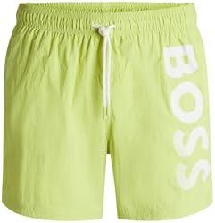 BOSS Hommes Octopus Shorts de Bain à Logo imprimé Vertical