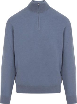 Ralph Lauren Homme, Pulls, Bleu, Taille: XL Pull ras du cou &agrave; col roul&eacute;
