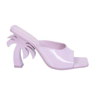 Palm Angels Femme, Chaussures, Rose, Taille: 36 EU Sandales en cuir Palm Beach