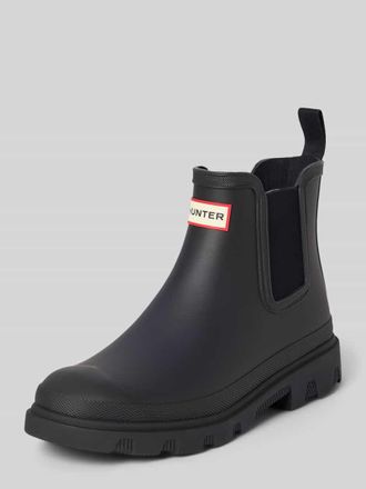 Hunter Stiefeletten mit Label-Patch