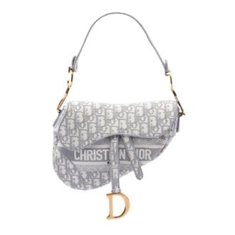 Dior Pre-owned Toile sacs-dior - Femme - Pre-owned - Gris - Taille: ONE Size