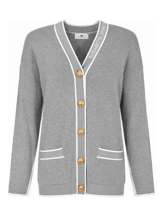Elisabetta Franchi Cardigan - Gris