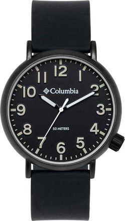 Columbia Trailbanks Analoge Armbanduhr f&uuml;r Herren, Silikon (Schwarz)