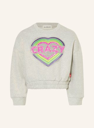 BILLIEBLUSH Sweatshirt Mit Glitzergarn Und Pailletten grau