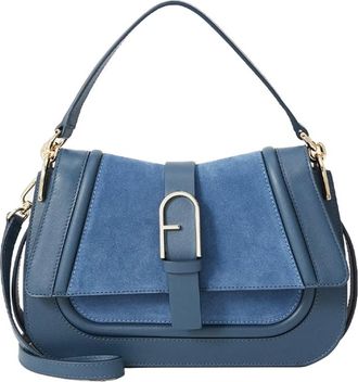 Furla Femme, Sacs, Bleu, Taille: ONE Size Flow M Handbag