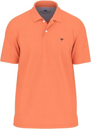 Fynch-Hatton Poloshirt aus Baumwolle mit Logo Detail Sunny orange/XXL
