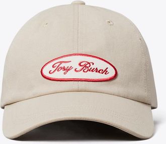 Tory Burch Damen Baseballkappe mit Logo-Patch