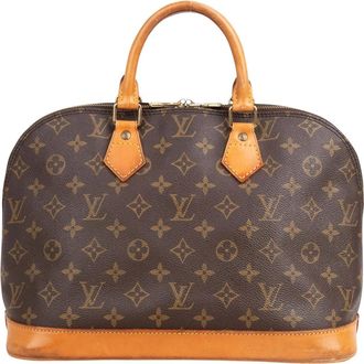 Louis Vuitton Crossbody Bags - Louis Vuitton Canvas Monogram Alma PM Handbag - Gr. unisize - in Braun - für Damen