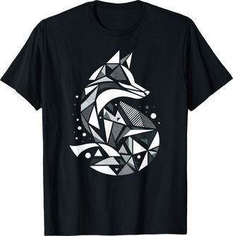 Fox Fuchs, geometrische Kunst T-Shirt