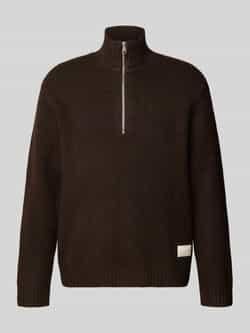 Jack & Jones Relaxed Fit Strickpullover aus elastischem Woll-Mix