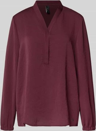 Marc Cain Regular Fit Bluse mit V-Ausschnitt