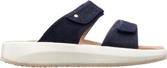 Joya Vienna Sliders - Modisches Design - - Shoes - Damen - Blau - 43 EU