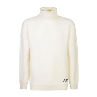 A.P.C. Beiger Rollkragenpullover - - Knitwear - Herren - Beige - M