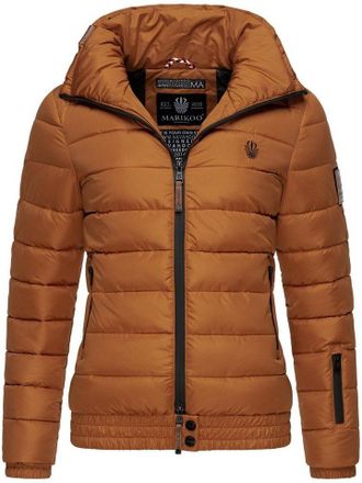 Marikoo Steppjacke Poison stylische Damen Winterjacke mit hohem Kragen