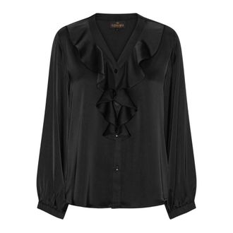 Karmamia Damen, Blusen & Hemden, Schwarzk, XSGr&ouml;&szlig;e
