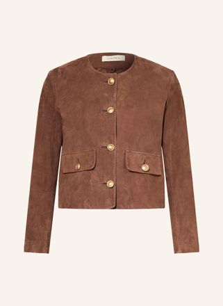 Lilienfels Lilienfels Lederjacke braun