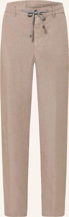 Berwich Berwich Chino Regular Fit Mit Leinen beige
