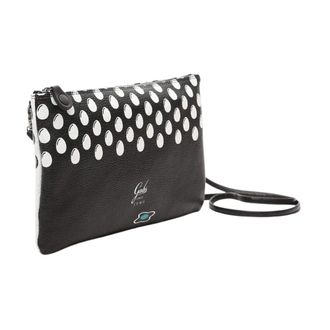 Gabs Schwarze Lederclutch Doppeldruck - - Bags - Damen - Schwarzk - ONE SIZE