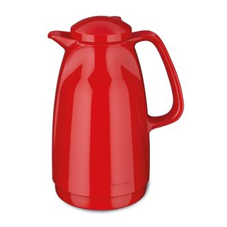 Rotpunkt Isolierkanne 227 Bella 1,5 l | Zweifunktions-Drehverschluss | BPA-frei - gesundes Trinken | Made in Germany | Warm + Kalthaltung | Glaseinsatz