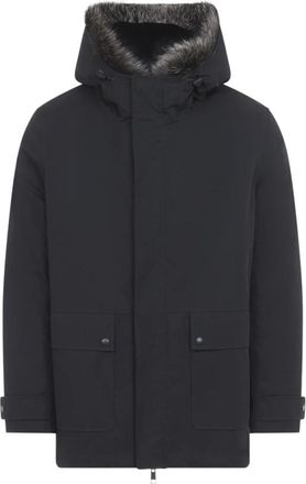 Yves Salomon Parka Jacke - - Coats - Herren - Schwarzk - M