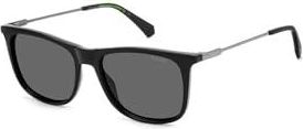 Polaroid Pld 4145/s/x 807/M9 BLACK Sunglasses Men Acetate, Standard, 55