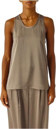 Michael Kors Femme, Tops, Brun, Taille: 40 FR Hauts sans manches