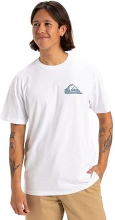 Quiksilver T-Shirt Manche Courtes Window Pane SS Homme Blanc XXL