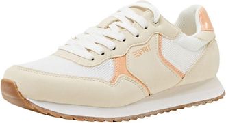 Esprit Damen Lace-up Sneaker, Light Beige, 39 EU