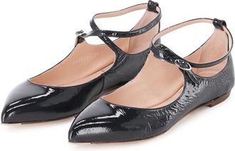 AGL Low-Top Sneaker - Ballerinas aus Leder - Gr. 36 (EU) - in Blau - f&uuml;r Damen