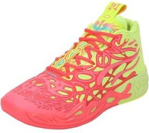 Puma Puma Chaussures de basket-ball unisexes MB.04 1Love, Alerte rose - Alerte jaune, 44 EU