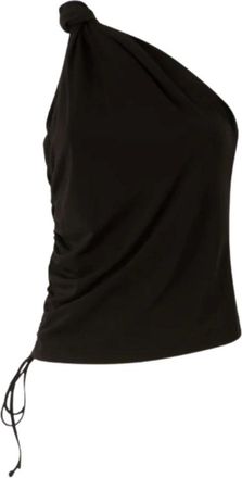 Pinko Pinko, Femme, Tops, Brun, Taille: 42 FR One-Shoulder Knot Top