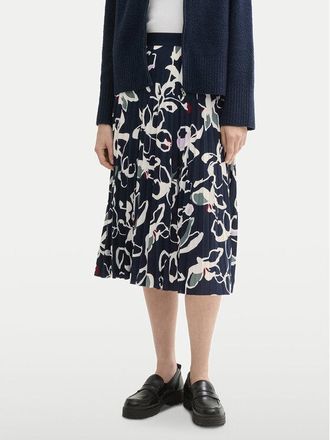 Tom Tailor Faltenrock 1043057 Dunkelblau Regular Fit