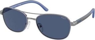 Polo Ralph Lauren unisex, Accessoires, Gris, Taille: 51 MM Pp9002 926180 Lunettes de soleil Aviateur