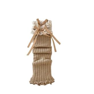 Generic Couvre-jambes en tricot &eacute;lastique, kaki, M