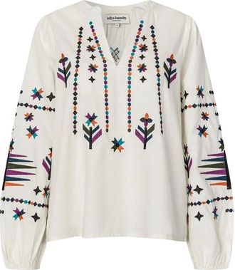Lollys Laundry Femme, Blouses et Chemises, Blanc, Taille: 42 FR Blouse