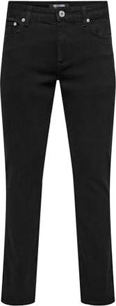 Only & Sons Onsloom Slim Box PIM DNM Mu Otl, Noir, 31W / 32L Hommes