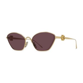 Loewe Lunettes de soleil Anagram - Femme - Accessoires - Jaune - Taille: 57 MM