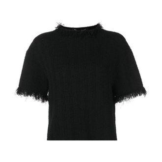 Proenza Schouler Schwarzer Jacquard-Pullover im Casual-Stil - - Knitwear - Damen - Schwarzk - XS